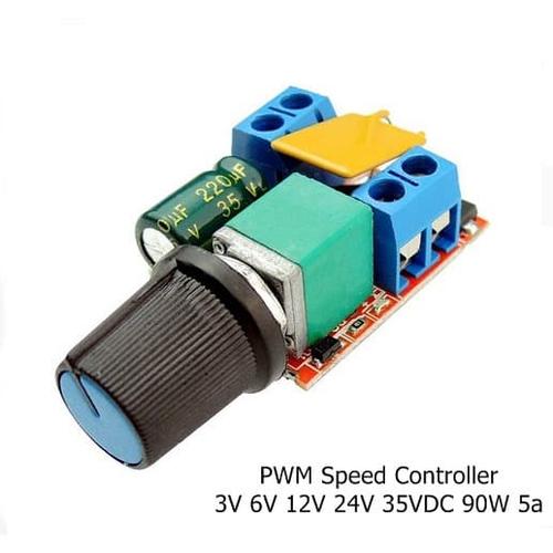 Jual PWM Motor Speed Controller 3V 6V 12V 24V 35VDC 90W 5a DC - Jakarta ...