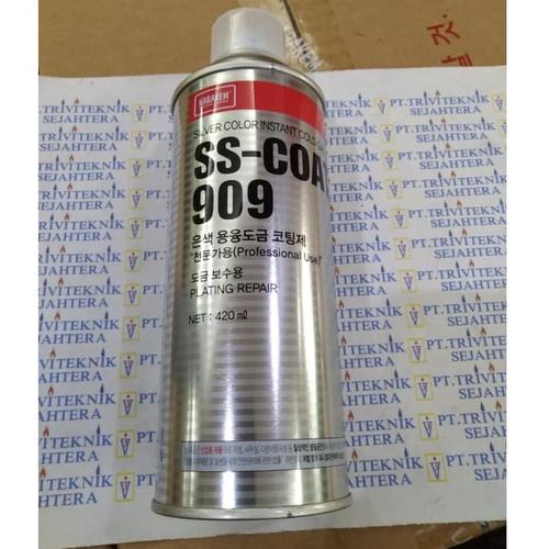 Jual nabakem SS COAT 909 spray warna silver pelapis cat anti karat ...