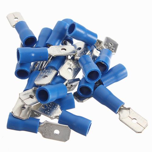 Jual 20pcs 1.5-2.5mm Male Insulated Electrical Crimp Terminal - Kab ...