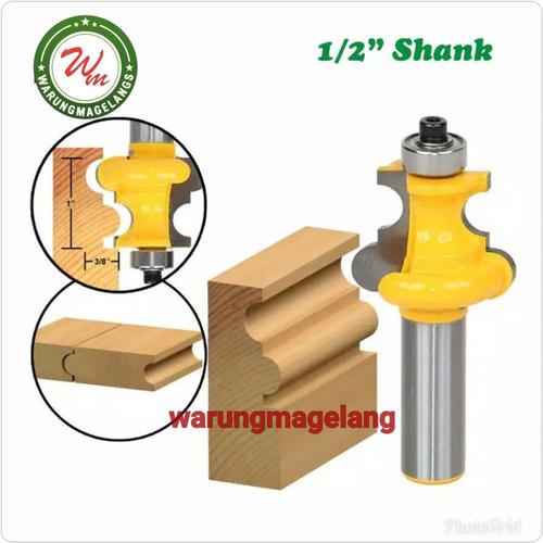 Jual Mata Profil Shank 1-2 inch Router kayu list pigura kusen pintu je ...