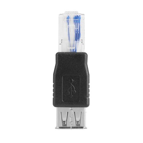 Jual Crystal Head Ethernet RJ45 Male to USB Female LAN Network Cable ...