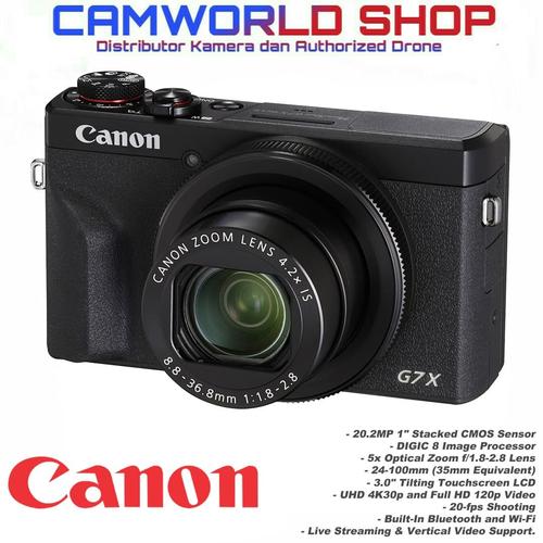 Jual Canon Powershot G7X Mark III - G7X Mark 3 - BLACK - Jakarta Pusat - Camworld Shop | Tokopedia