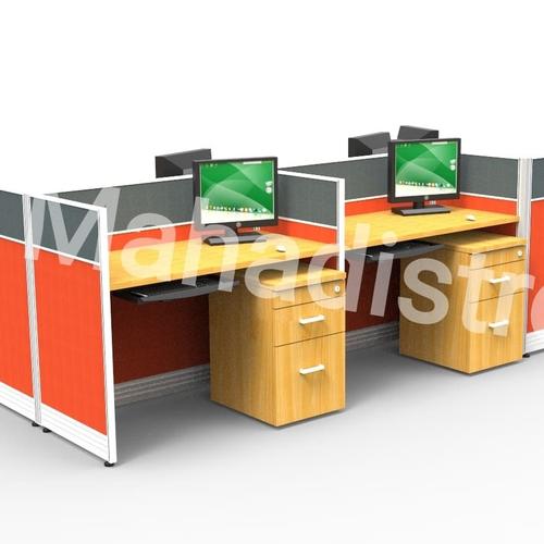 Jual Meja kerja partisi 5 staff / workstation / meja staff gabungan 5 ...