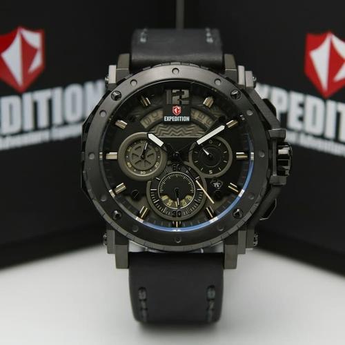 Jual EXPEDITION E6402 / 6402 - JAM TANGAN PRIA ORIGINAL - FULL BLACK ...