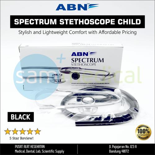 Jual ABN Stethoscope Spectrum Anak Black - Stetoskop Anak - Kota ...