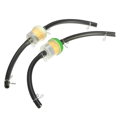 Jual 6mm Gas Fuel Filter Pipe Hose Line With 4 Clips Motorcycle - Kab ...