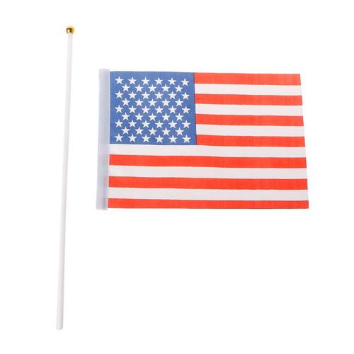 Jual Lucu 5Pcs Banner Bendera Mini dengan Gambar Motif Bendera Amerika ...