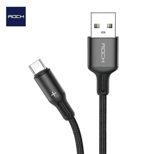 Jual ROCK R2 Type-C Braided Cable Kabel Data PD Fast Charge & Sync 2m ...