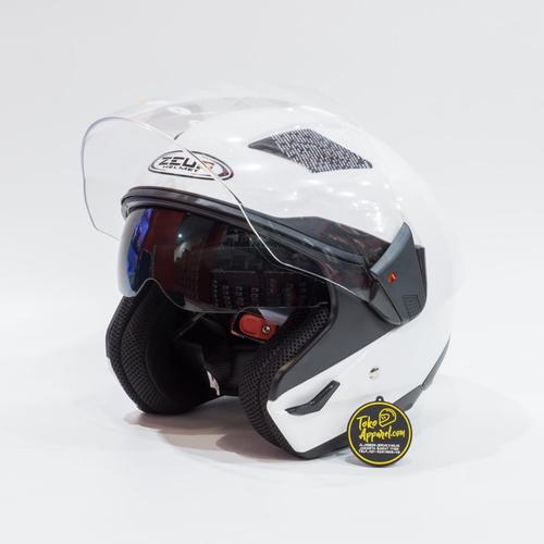 Jual HELM HALF FACE ZEUS ZS-611 PEARL WHITE - Jakarta Barat ...