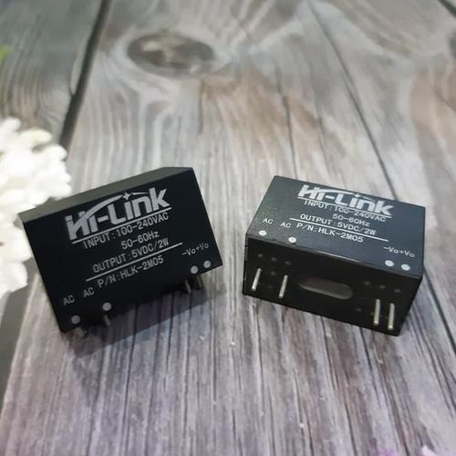 Jual Hi-Link HLK-2M05 AC-DC Mini Power Supply Adaptor 100-240V AC to 5V ...