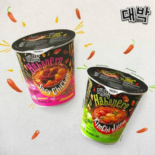 Jual [Logo HALAL] GHOST PEPPER Noodle - HABANERO Spicy Chicken - Kimchi ...