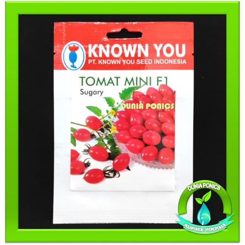 Jual Benih Tomato Tomat Mini Cherry Hibrida SUGARY Known You Seed 50 ...