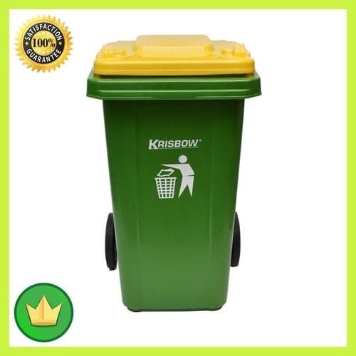 Jual Krisbow Tempat Sampah Outdoor 100 Ltr - Hijau Promo Murah - Kab. Bekasi - safety indo tama ...