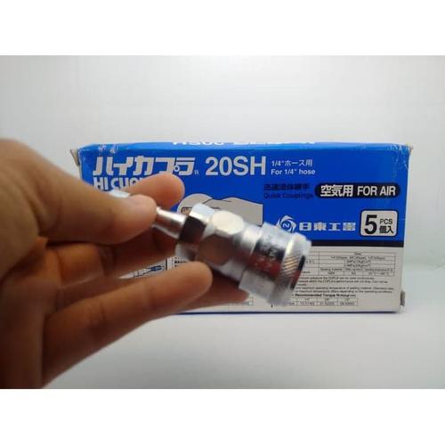 Jual Quick Coupling Angin Nitto Kohki Hi Cupla 20SH 1/4" - Jakarta ...
