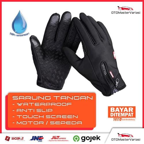 Jual SARUNG TANGAN MOTOR / SEPEDA ANTI AIR / ANGIN / ANTI SLIP ...