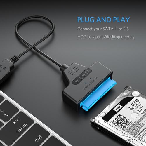 Jual JMicron USB 3.0 to SATA III Adapter 2.5" Hard Disk/SSD UASP ...