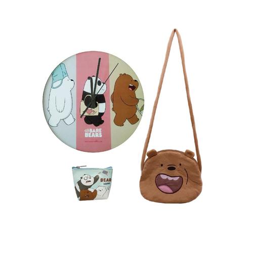 Promo We Bare Bears Paket 3in1 Souvenir Kado Sling Bag + Clock + Coin Pouch - Jakarta Pusat - We ...