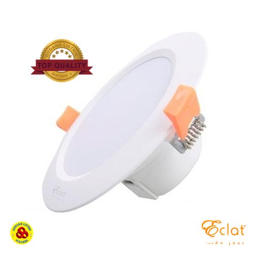 Jual Eclat Lampu Downlight LED 9W Kuning 220V AC Ceiling Lamp 9 Watt WW ...