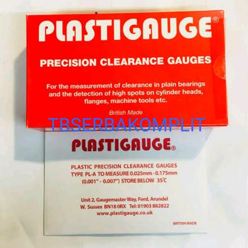 Jual Plastigauge Merah 0.025mm-0.175mm Plastic Precision Clearance ...