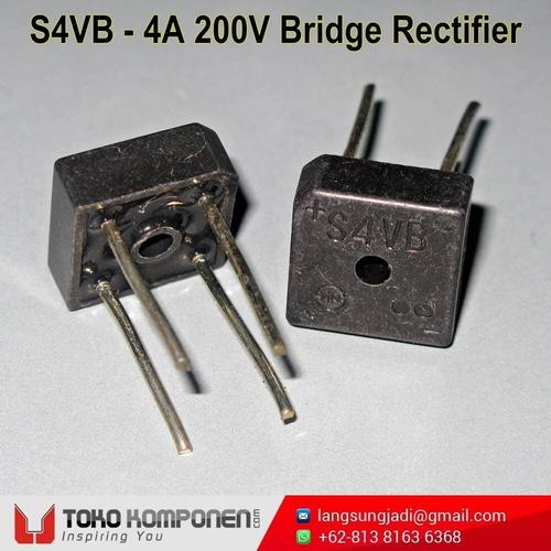 Jual S4VB 4A 200V Bridge Rectifier Diode dioda jembatan kotak S4VB20 ...