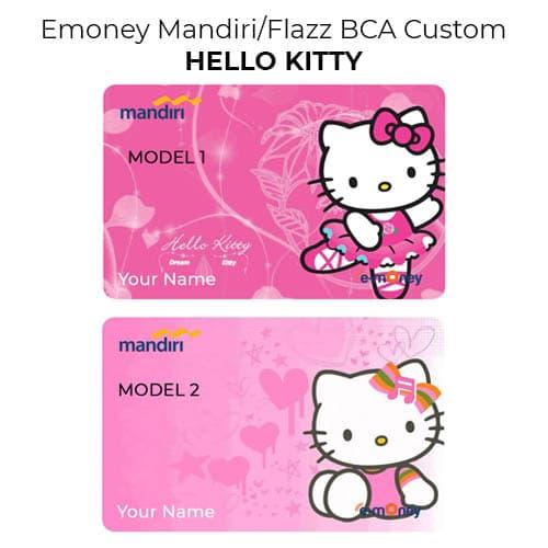Jual Emoney atau Flazz BCA Custom 1 sisi - Hello Kitty - Emoney, MODEL ...