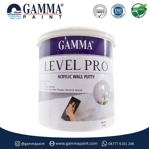 Jual LEVEL PRO Plamir Tembok Premium 5KG - ACRYLIC WALL PUTTY - White ...