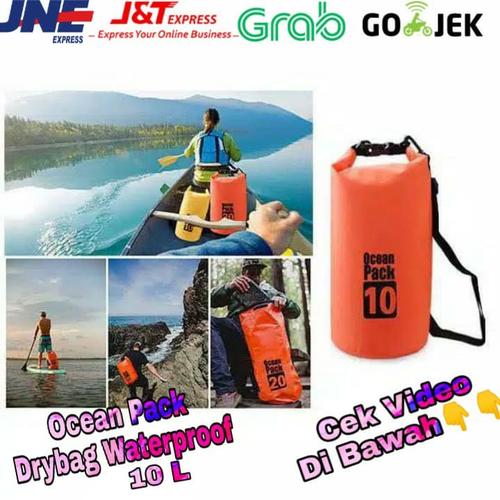 Jual Ocean pack bag drybag water proof bag waterproof bag tas anti air 10L - Hitam - Kota ...