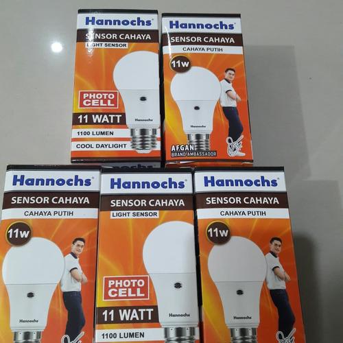 Jual Hannochs Lampu LED Light Sensor ( Sensor Cahaya ) 11 Watt Putih ...