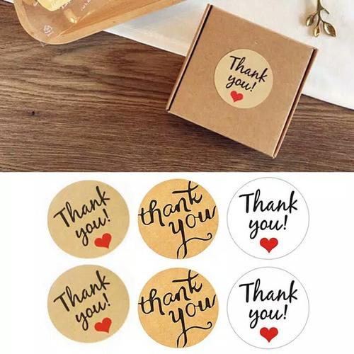 Jual Stiker Ucapan Terima Kasih Thank You 3.5cm Bulat Sticker Label ...