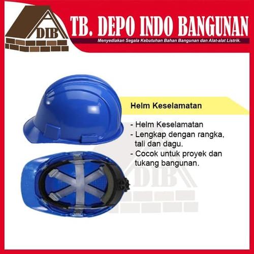 Jual Helm Proyek Bangunan Biru Safety Helm Keamanan Safety Helmet ...
