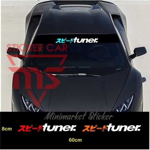 Jual STICKER STIKER MOBIL JDM KANJI SPEEDTUNER 2 WARNA - merah-hitam ...