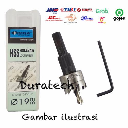 Jual Mata bor holesaw HSS 28mm / Mata bor plong kayu besi tipis Benz ...