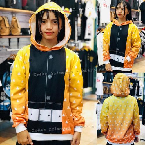 Jual Sweater Zenitsu agatsuma Cosplay Kimetsu No Yaiba Demon Slayer - M ...