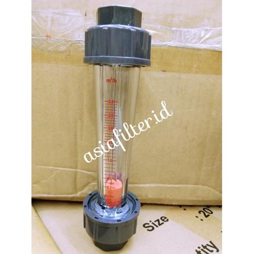 Jual FLOWMETER AIR ROTAMETER WATER FLOW 3 KUBIK LITER PER JAM PIPA INLINE - Jakarta Barat - Asia ...
