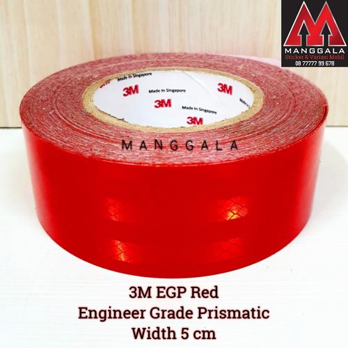 Jual Stiker Skotlet 3M EGP Reflektif Reflektor Sarang Tawon Nyala Merah ...