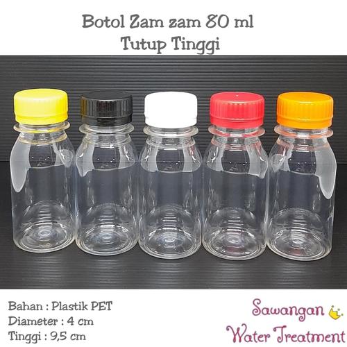 Jual Botol 80 ml / Botol zam zam / Botol Plastik 80ml / Botol kapsul ...