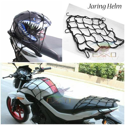 Jual Jaring Helm Tali Jaring Pengikat Helm Motor Pengait Barang Tas ...