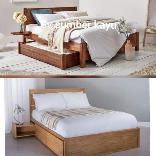 Jual custom order 2 dipan kayu uk 120x200 dan 200x200 - Kota Tangerang ...