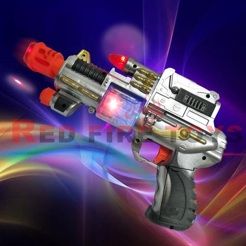 Promo Mainan Anak Senjata Pistol Laser Rocketeer Gun Light Sound Lampu ...