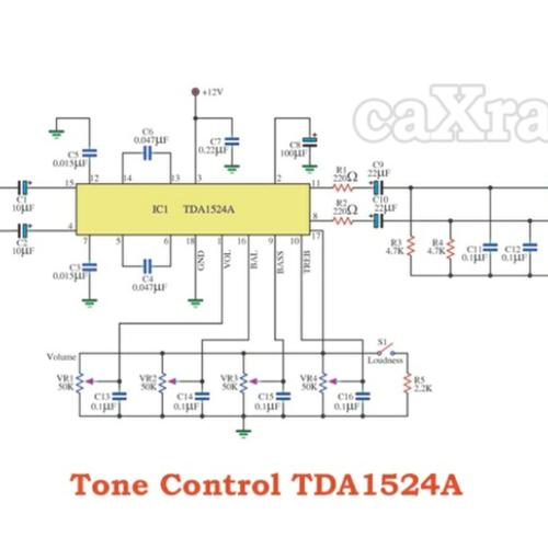 Jual PCB Tone Control Stereo TDA1524 - Jakarta Barat - BJD Tronic ...