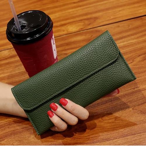 Promo W25 Dompet Wanita Panjang Modern Compact Women Wallet - Merah ...