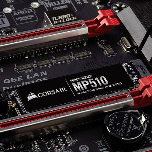 Promo Corsair Force Series MP510 960GB M.2 NVMe PCIe CSSD-F960GBMP510 ...