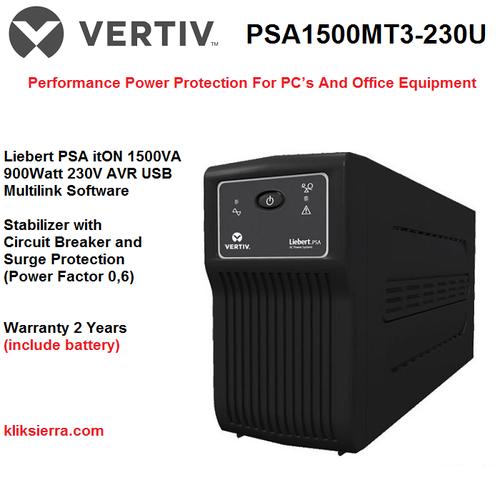 Jual UPS PSA1500MT3-230U VERTIV Liebert itON Stabilizer PSA1500 MT3 EMERSON - Jakarta Pusat ...