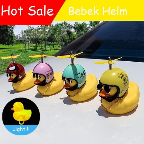 Promo Techdoo Boneka Bebek Helm Bebek Kuning Kecil Baling Kacamata ...