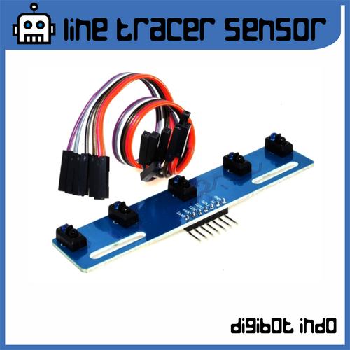 Jual TCRT5000 5 Way Line Tracer Infrared Sensor Module - TCRT - Kab ...