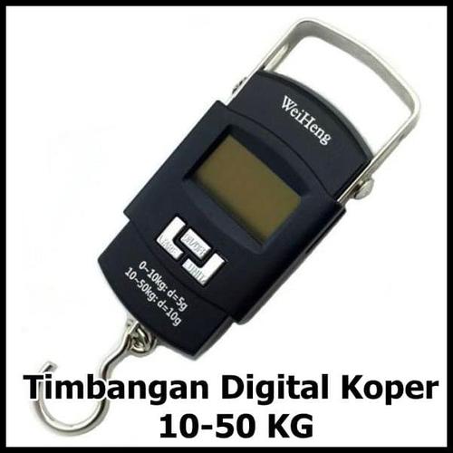 Jual Timbangan Gantung Digital Koper 10 sampai 50 KG Black - Kota Medan ...
