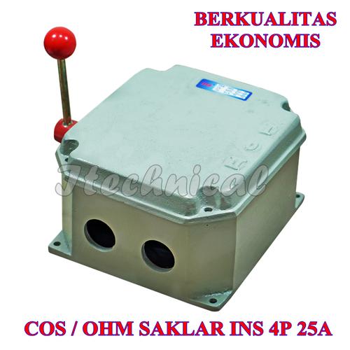 Jual COS / CHANGE OVER SWITCH / OHM SAKLAR / CAM STATER GZ 4P 25A - Jakarta Utara ...