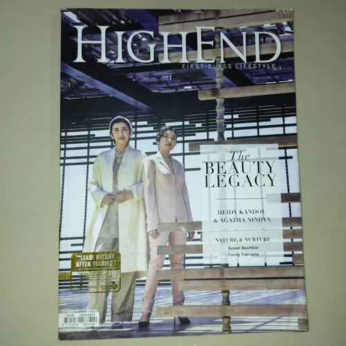 Jual Majalah High End Magazine Nov 2018 - Heidy Kandou & Agatha Nindya ...