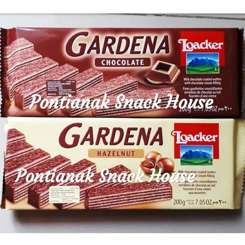 Jual Loacker Gardena Chocolate - Choco Hazelnut Wafer UK. BESAR - Kota ...