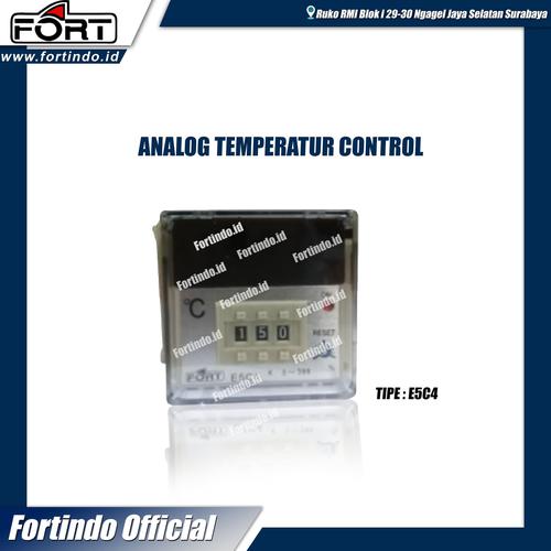 Jual Analog Temperatur Control E5C4 FORT Pengatur Suhu Thermo Control ...